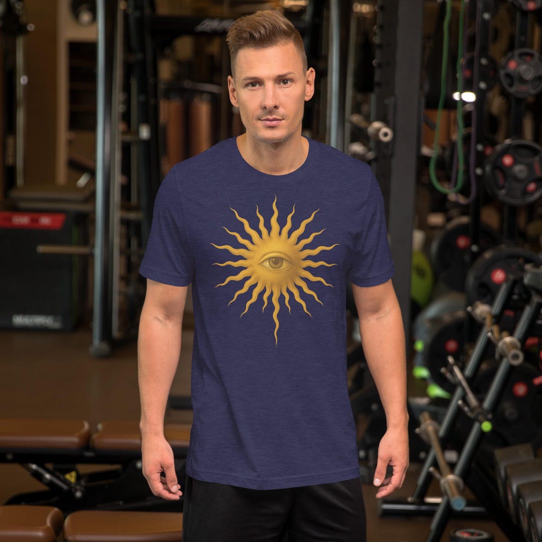 Radiant Void – Esoteric Eye-sun Glyph T-shirt | Alkemix Arts - Etsy