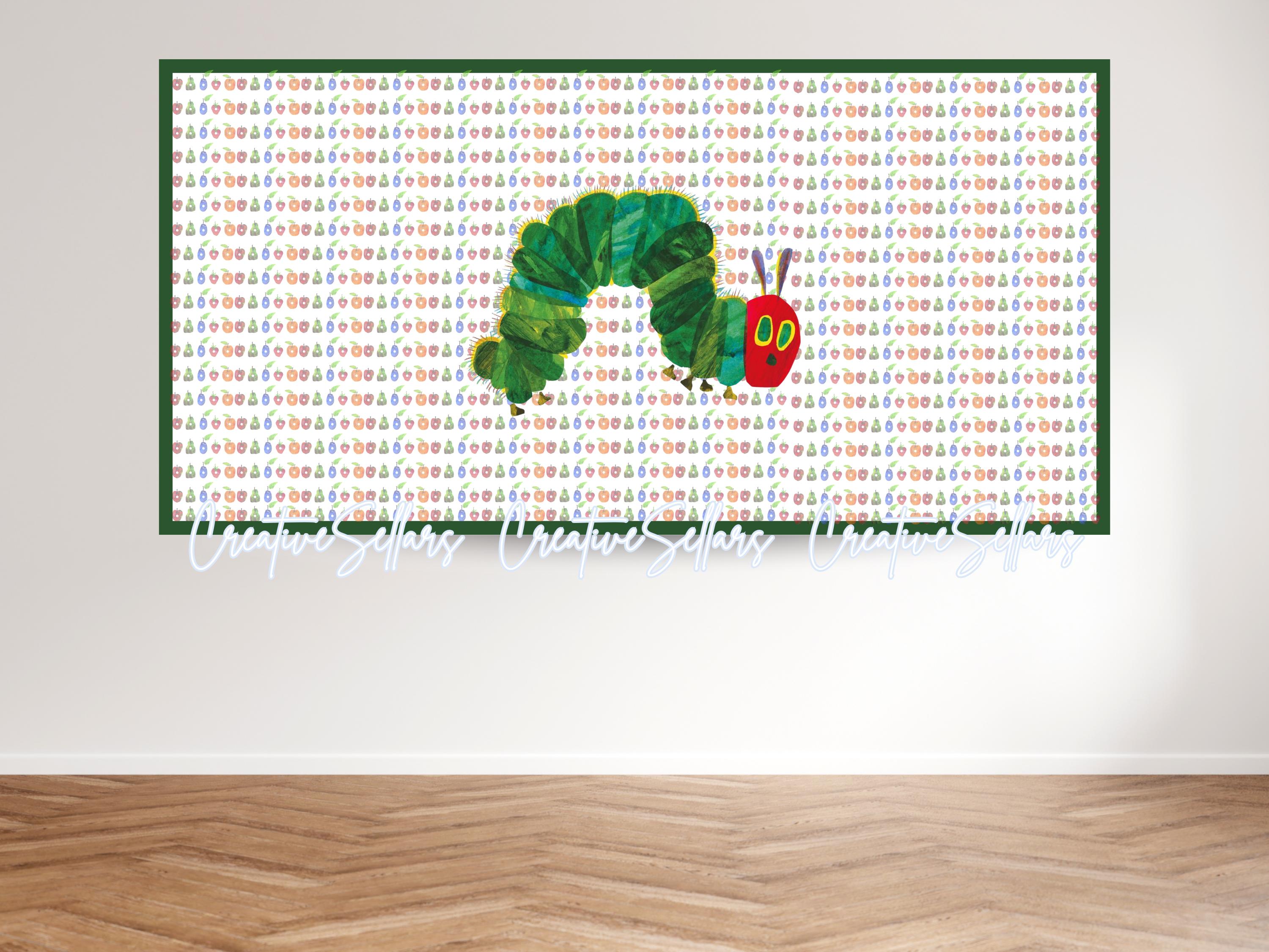 A Very Hungry Caterpillar Party Banner L Theme Birthday L Animals L ...