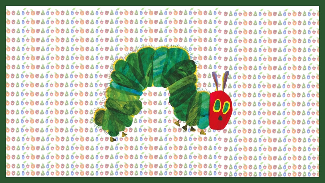 A Very Hungry Caterpillar Frame Tv Art Download L Customized L Download ...