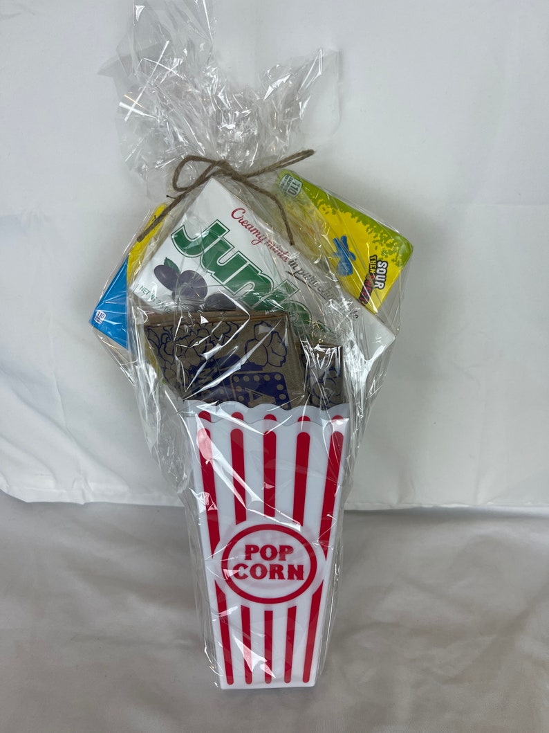 Movie Night Gift Basket - Etsy