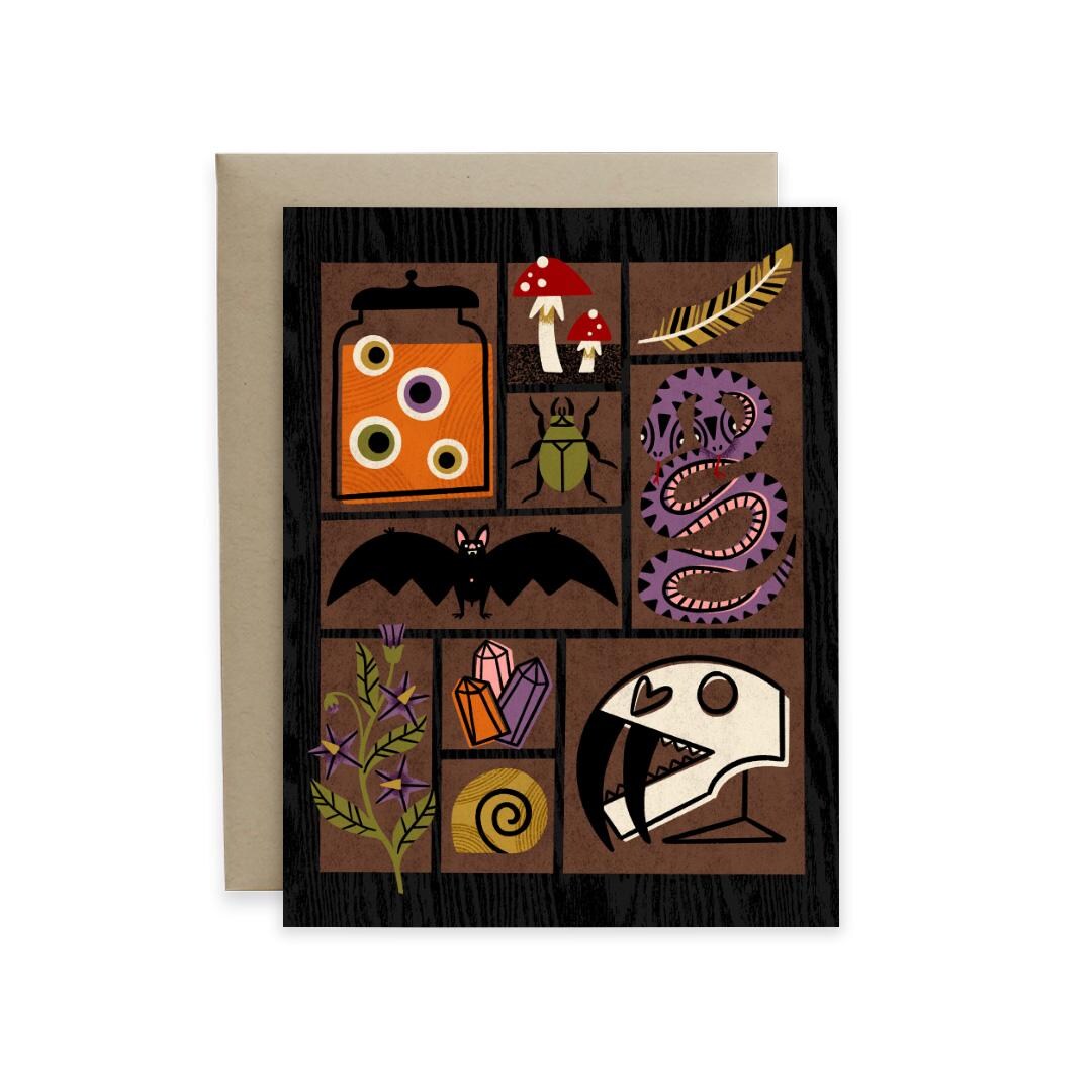 Curiosity Cabinet Card - Etsy