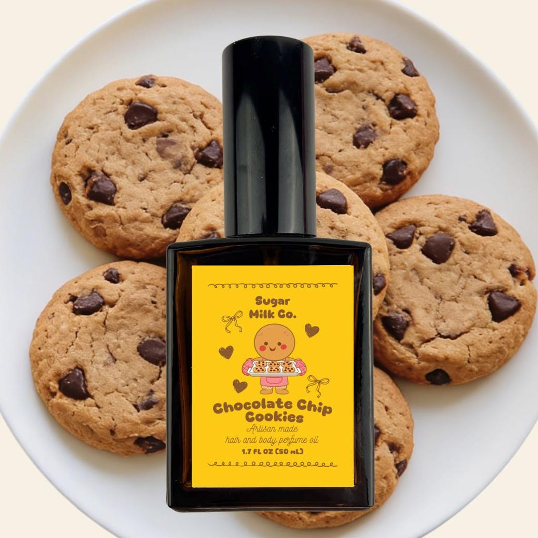 Chocolate Chip Cookie Perfume- Hair and Body Oil, Atomizer, Gift Ideas ...