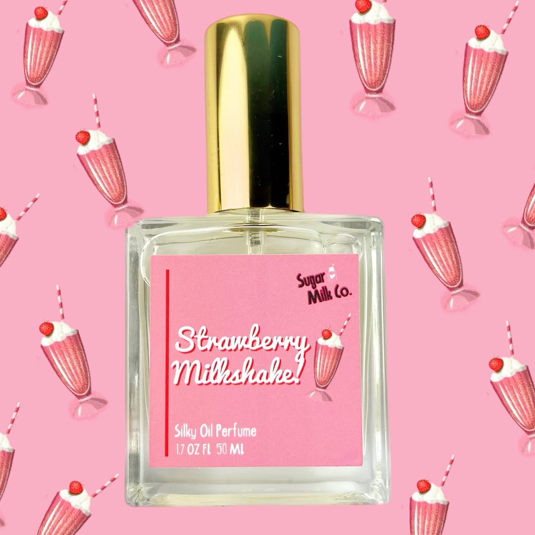 Strawberry Milkshake Perfume- Hair and Body Oil, Body Mist, Vegan ...