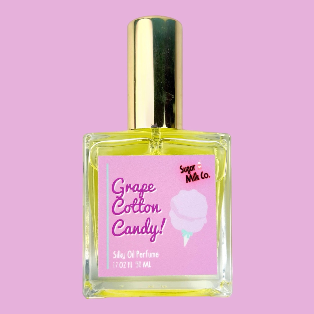 Grape Cotton Candy Perfume- Perfume Oil, Body Mist, Candy Perfume ...
