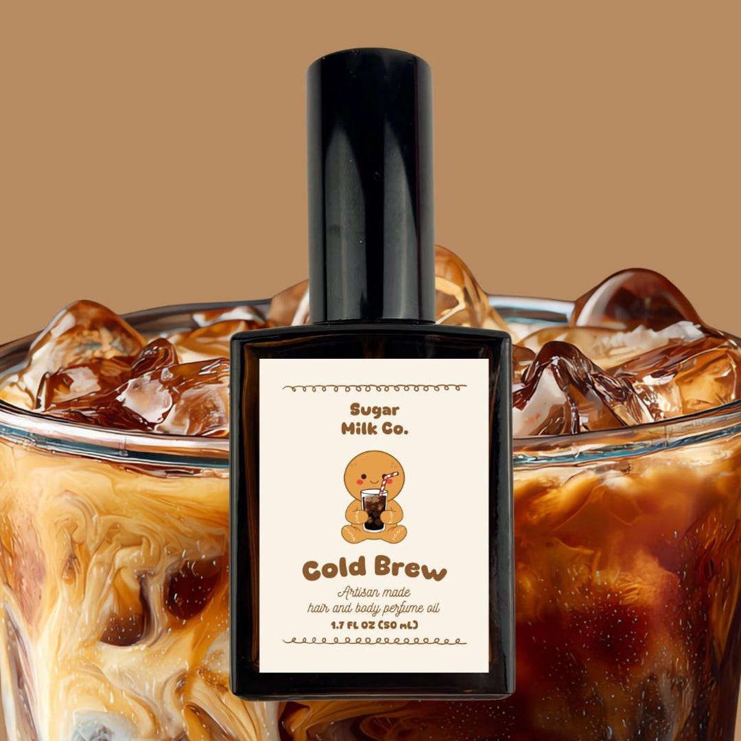 Coffee Perfume Oil | Cold Brew Vanilla Cream Scent - Long Lasting - Etsy