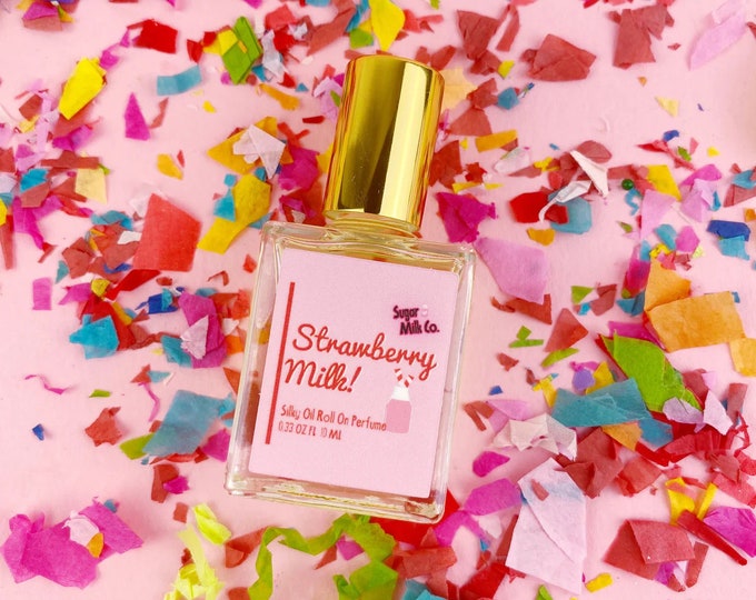 Strawberry Milk Roll on Perfume Handmade Perfume, Milk Perfume, Gift ...