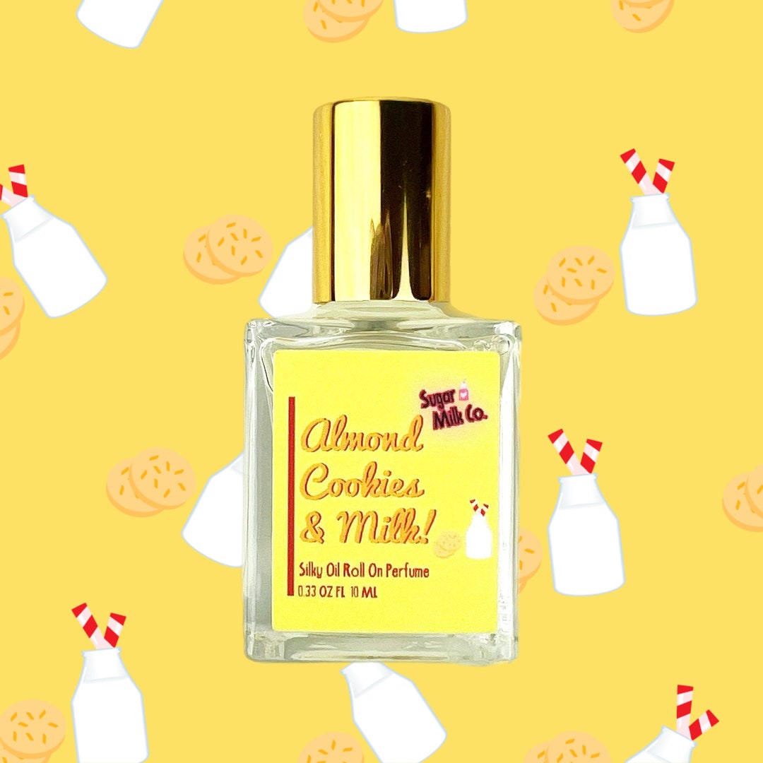 Almond Cookies and Milk Roll on Perfume- Vegan Perfume, Oil Perfume - Etsy