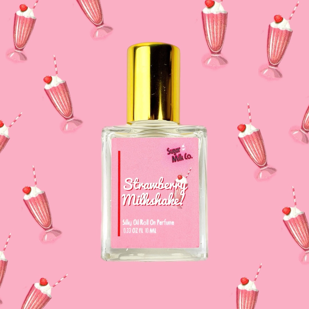 Strawberry Milkshake Roll on Perfume- Gift Ideas, Oil Perfume - Etsy