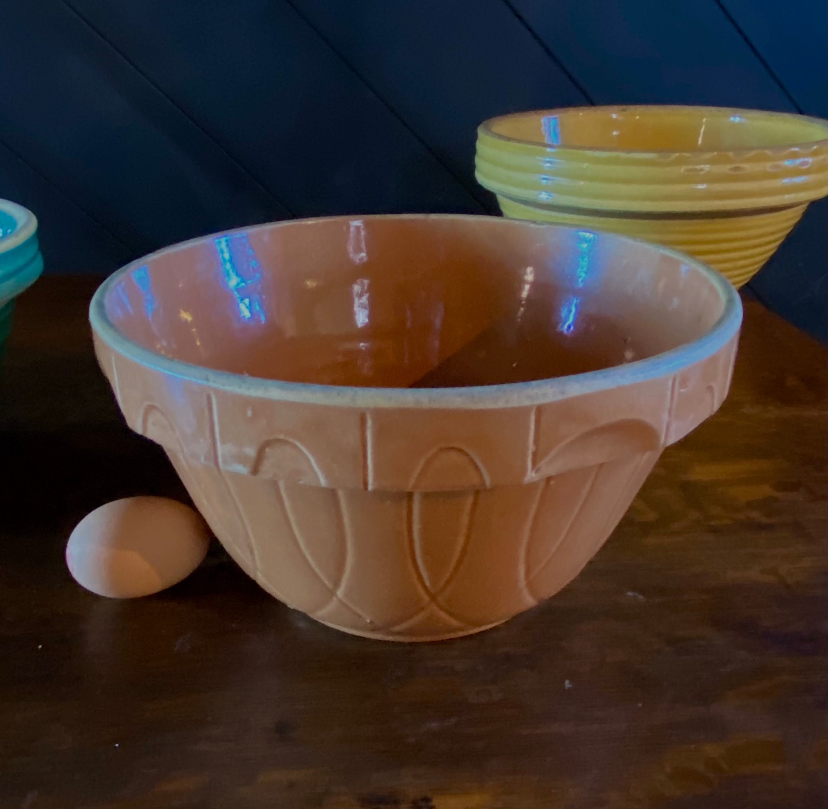 Vintage Watt Oven Ware Made in USA Batter Mixing Bowl Made in USA ...