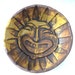 Handmade Ceramic Sun Face Bowl: Decorative Display Bowl - Etsy