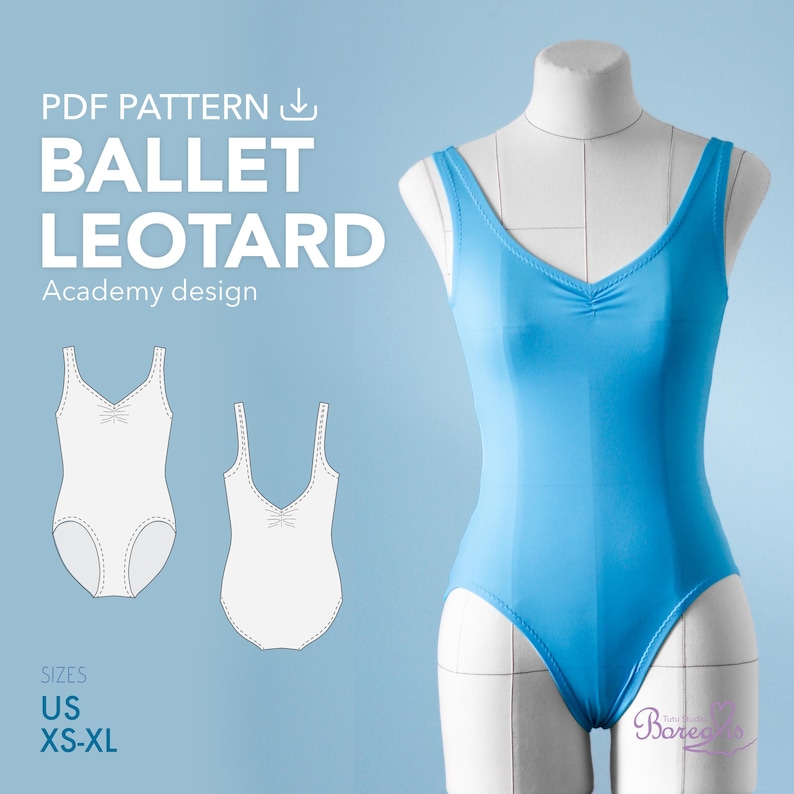 SEWING PATTERN | Academy Ballet Leotard | Printable PDF - Etsy