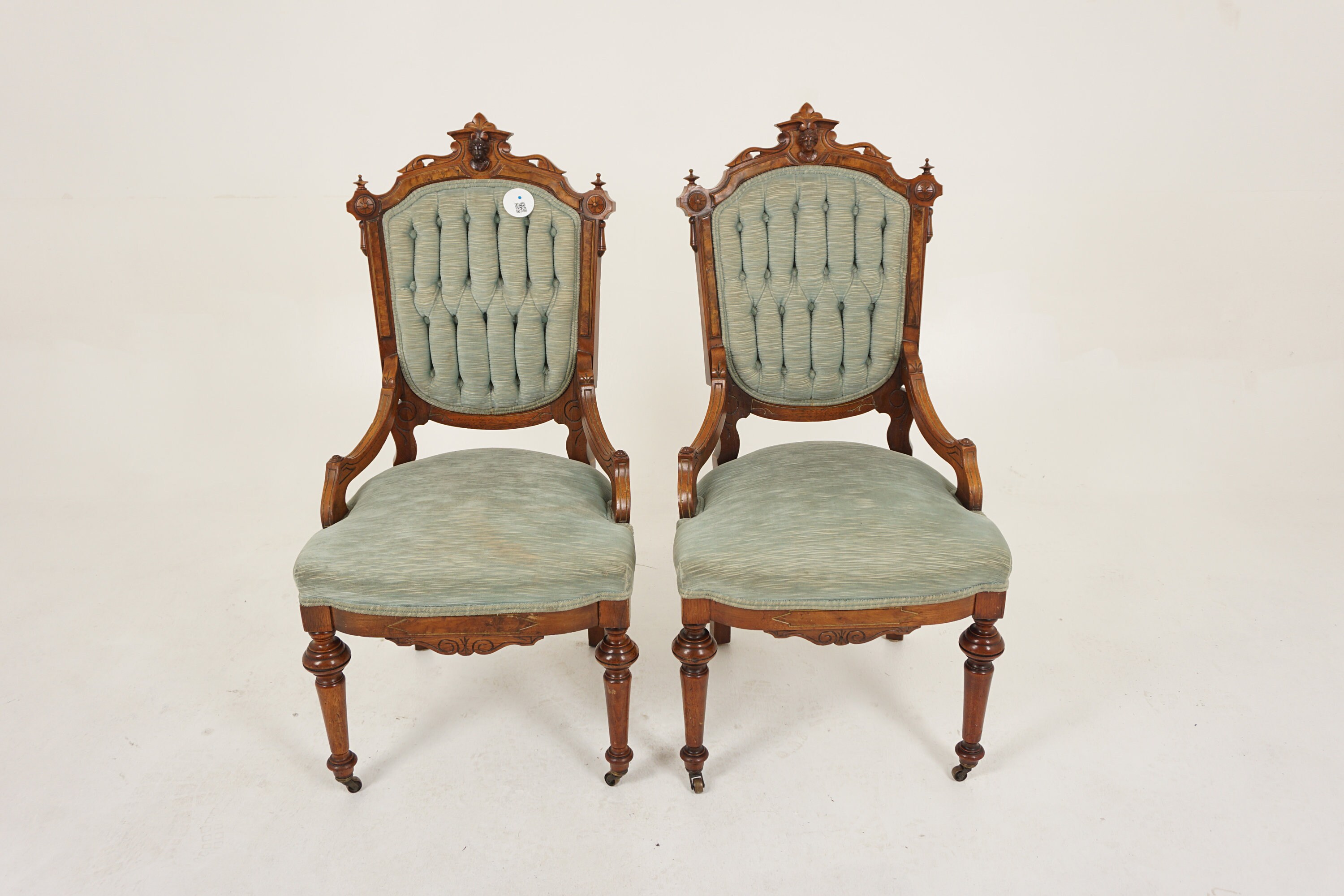 Eastlake Victorian Hall Chairs