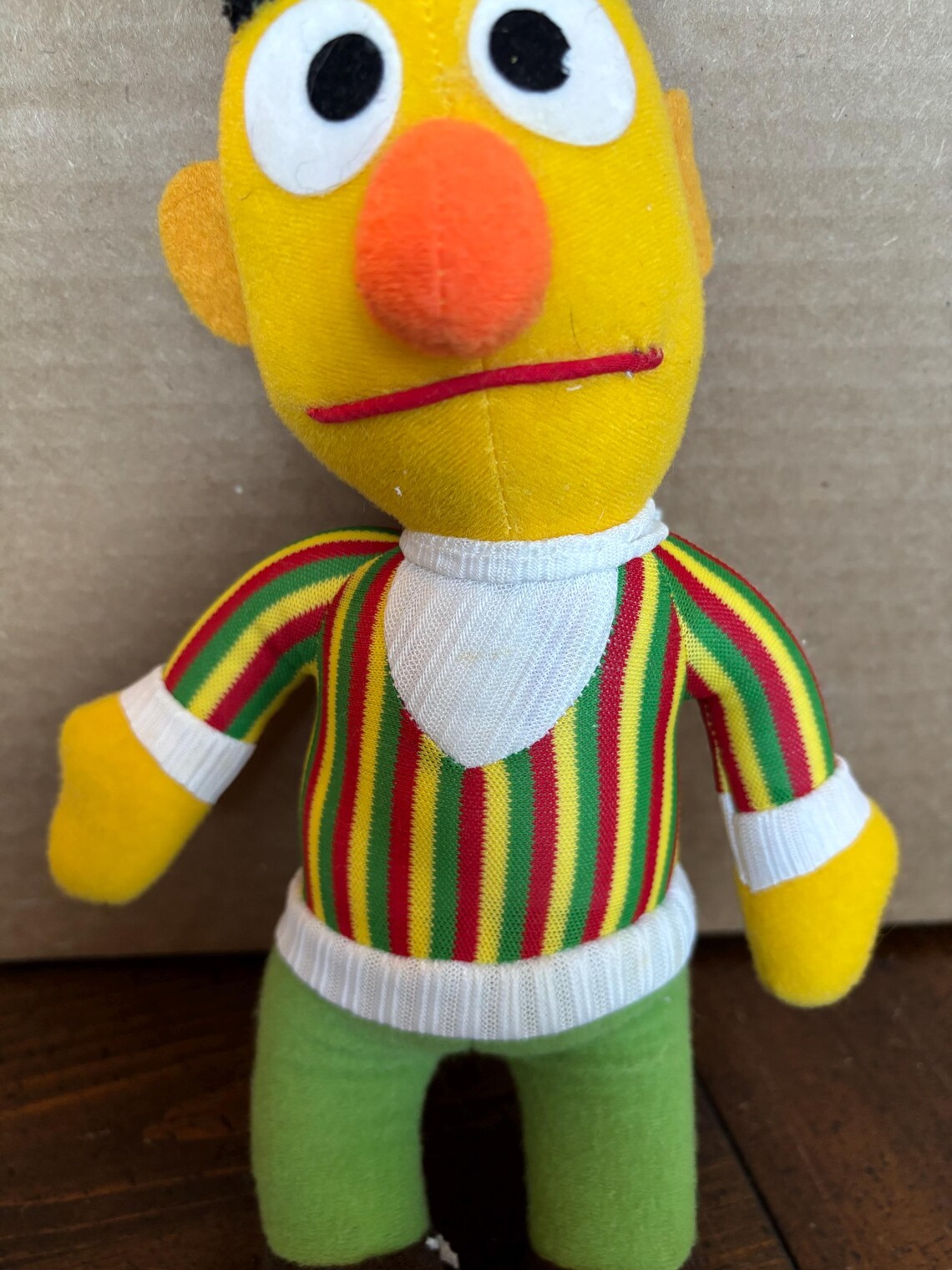Vintage Burt Sesame Street Plush Stuffed Dolls by Knickerbocker -11" - Etsy