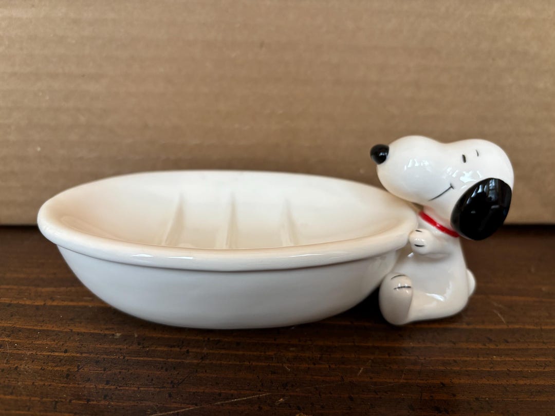 Vintage Snoopy Soap Dish - Etsy