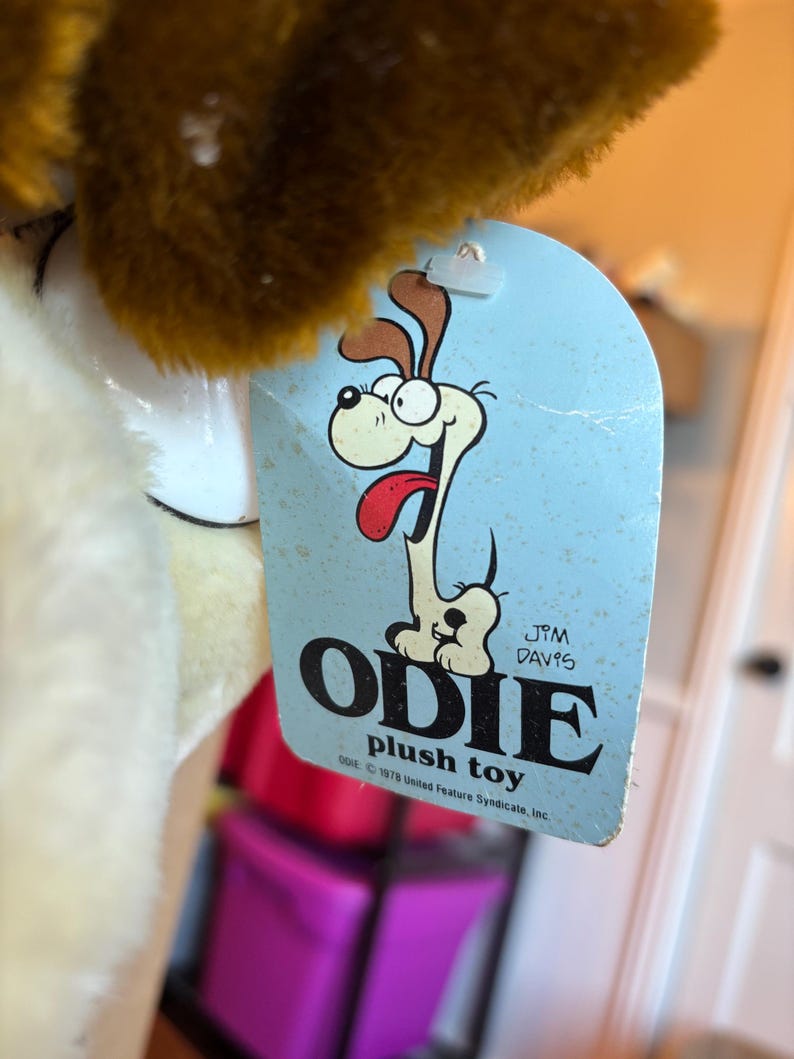 Vintage Garfield Odie Plush 1978 16 Inch With Tags - Etsy