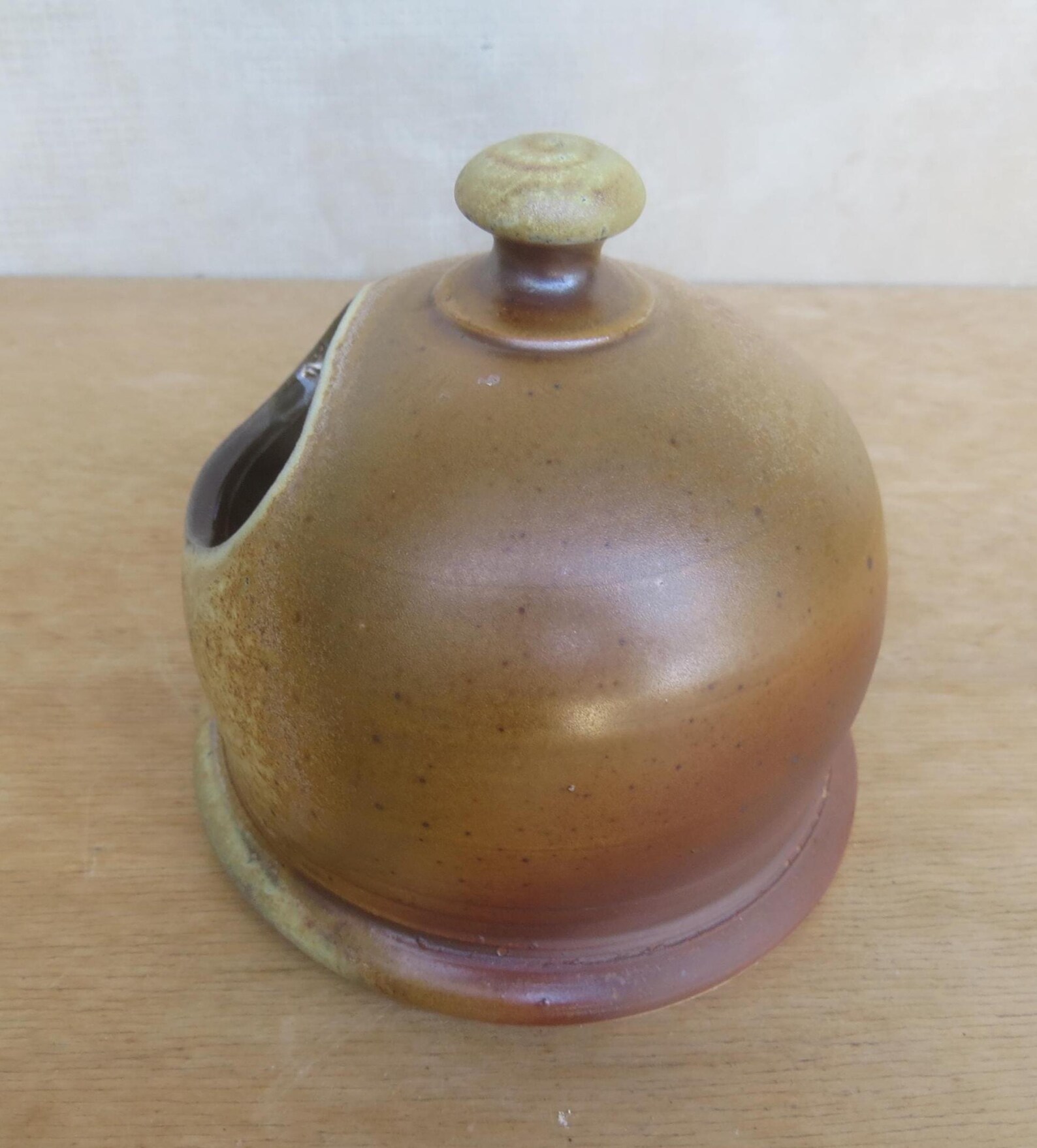Ceramic Salt Cellar// Salt Pig // Sugar Bowl// Wood and Soda Fired ...
