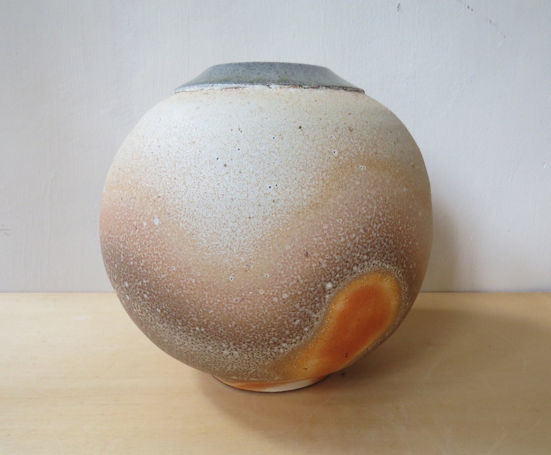 Ceramic Moon Jar, 8 Inch High, Wood and Soda Fired - Etsy
