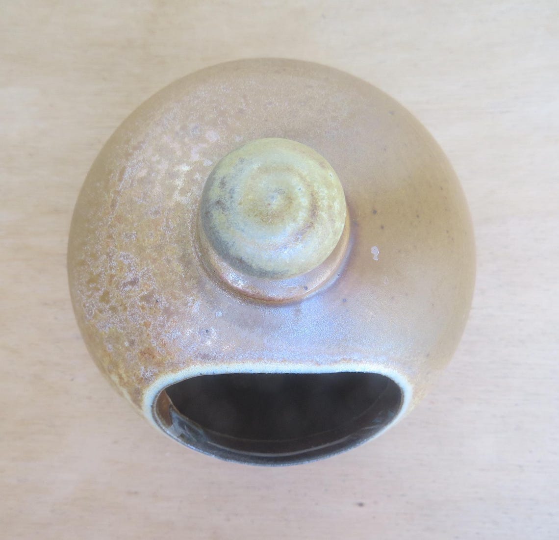Ceramic Salt Cellar// Salt Pig // Sugar Bowl// Wood and Soda Fired ...