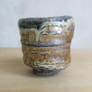 Wood Soda Fired Ceramic Yunomi Cup: Handbuilt Pottery Sake Shot - Etsy