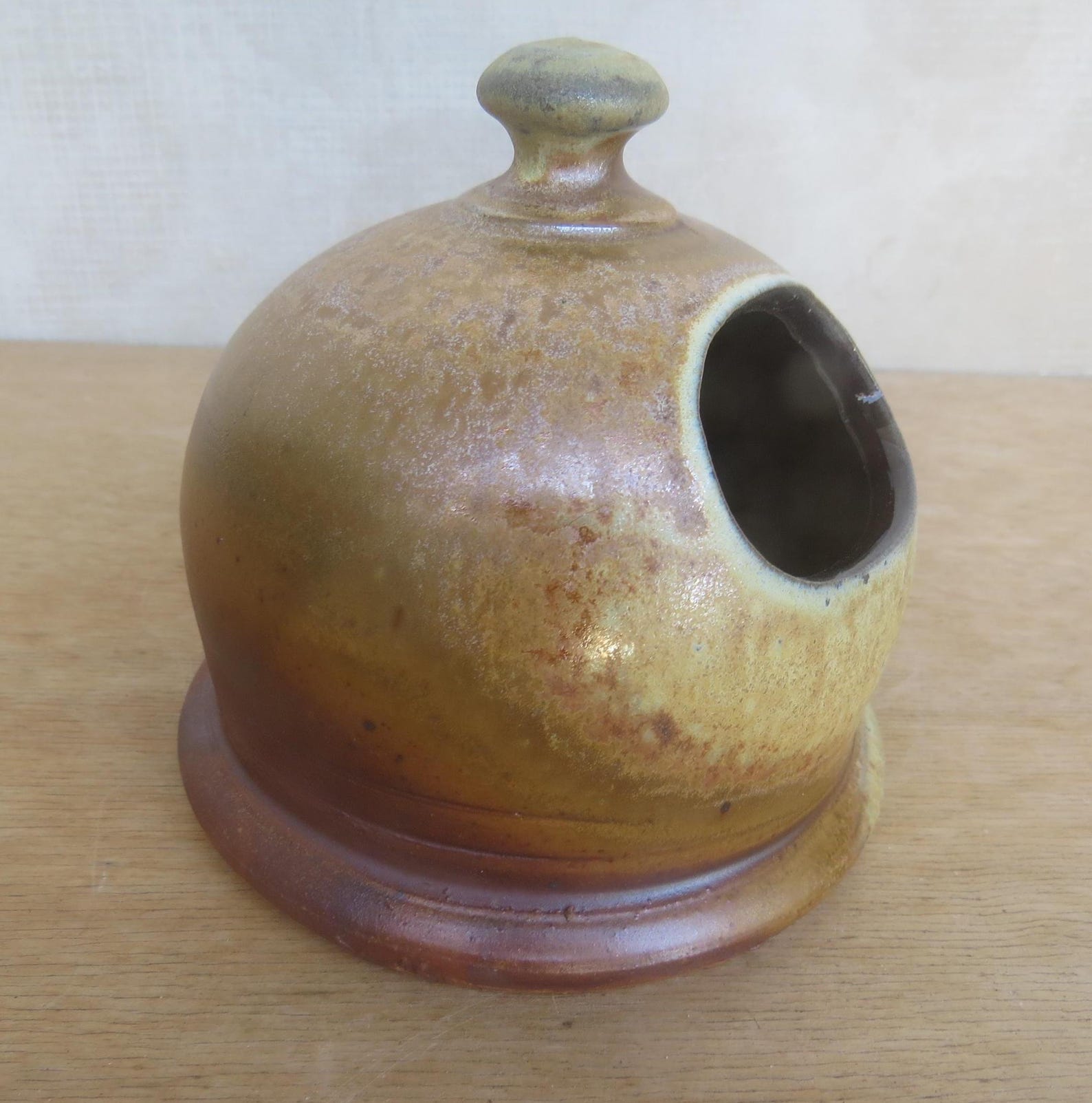 Ceramic Salt Cellar// Salt Pig // Sugar Bowl// Wood and Soda Fired ...
