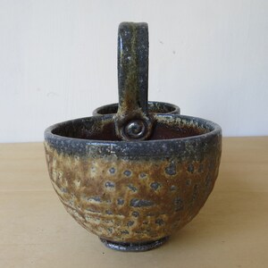 Ceramic Condiment Caddy, Wood and Soda Fired - Etsy