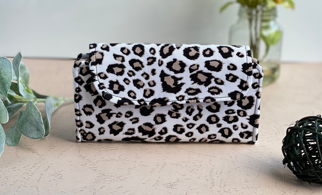 Leopard Print Wallet Cheetah Print Wallet Leopard Pattern - Etsy