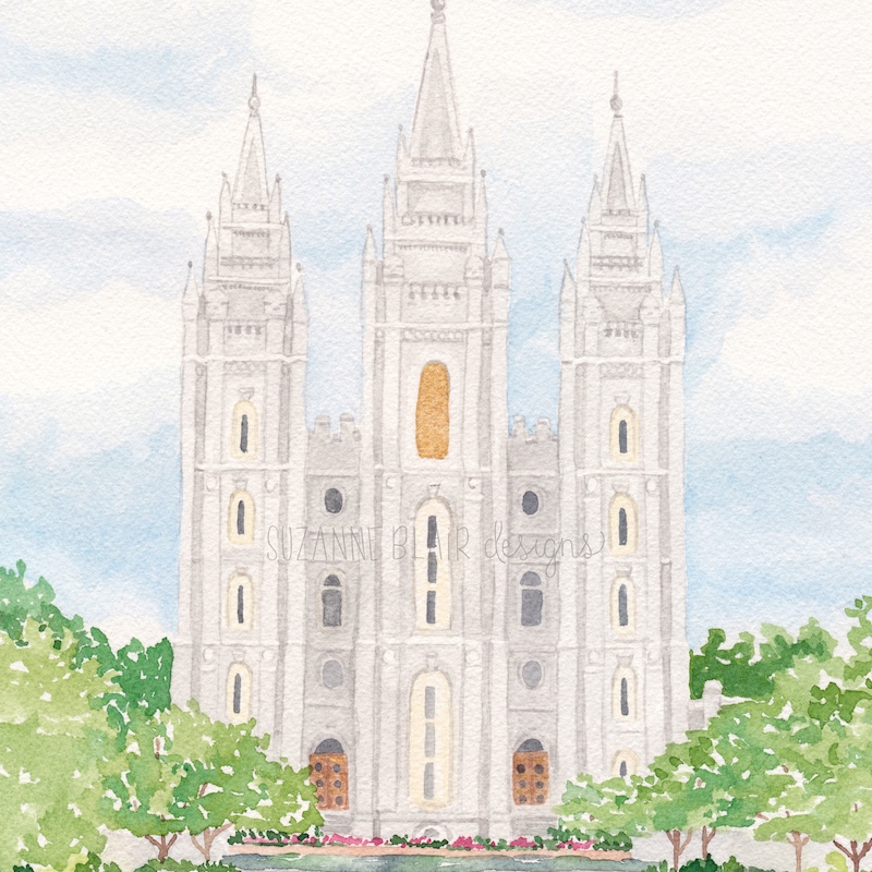Lds Temple Diamond Art - Etsy