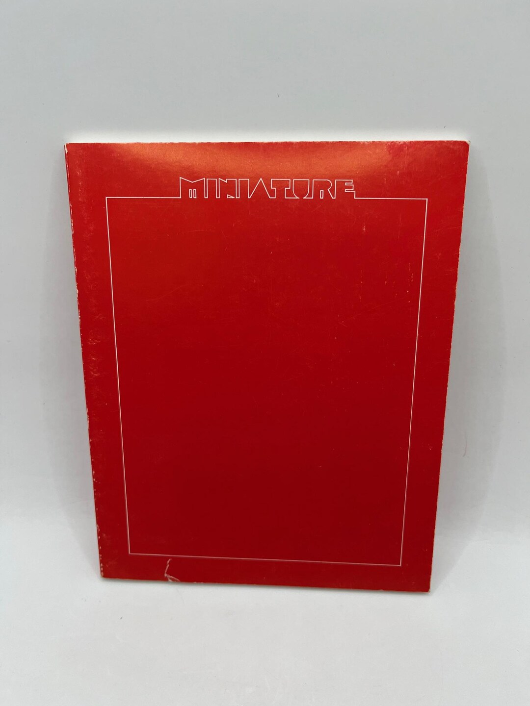 MINIATURE ~ Exhibition Art Catalog, 1977, Los Angeles, Wayne Thiebaud ...