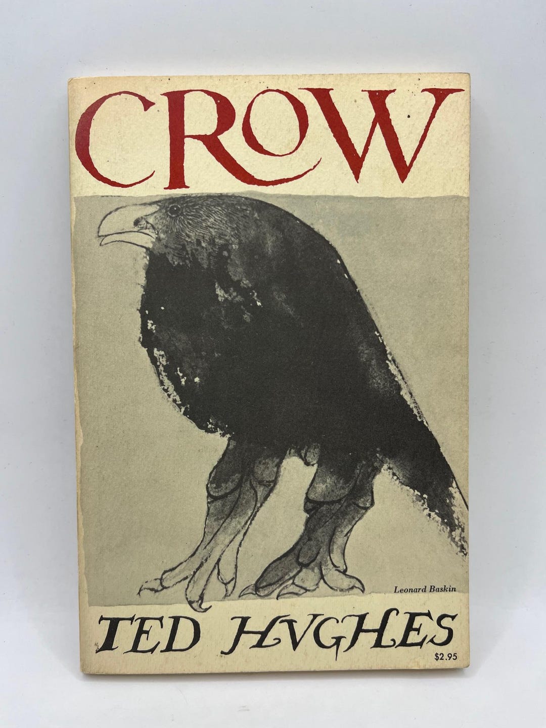 TED HUGHES ~ CROW ~ From the Life and Songs of the Crow, 1971, Cover ...