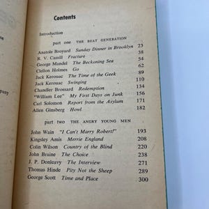 1959 BEAT GENERATION, Anthology, KEROUAC, Allen Ginsberg, William Lee ...