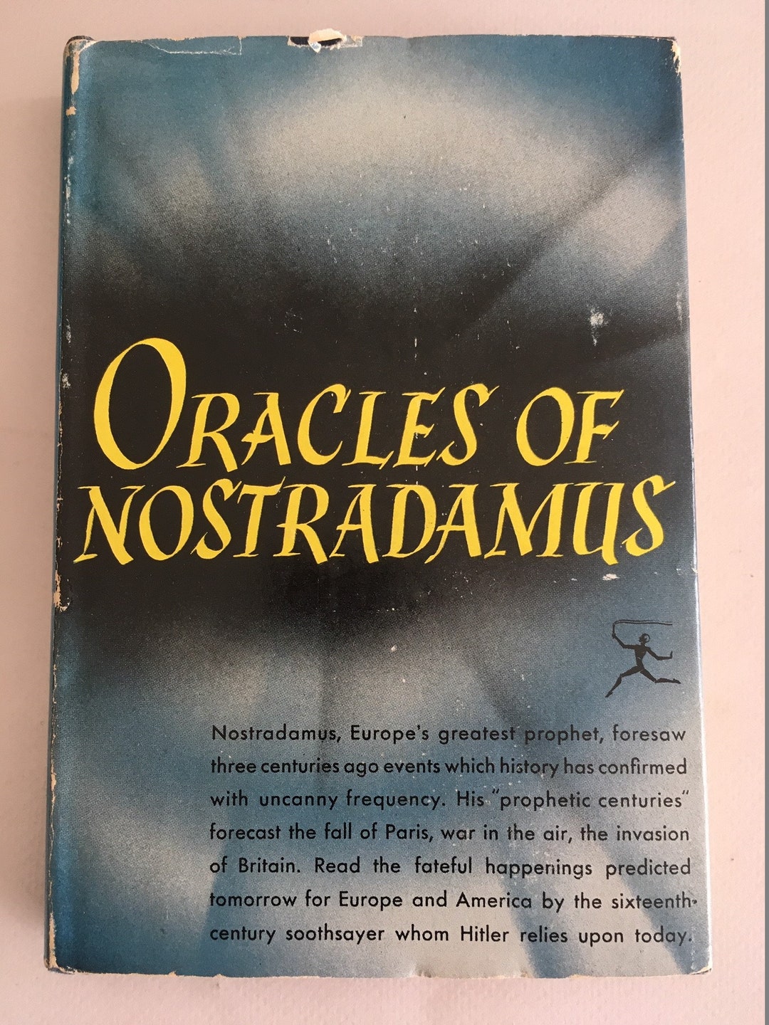 ORACLES OF NOSTRADAMUS, Modern Library, 1940, French Astrologer ...