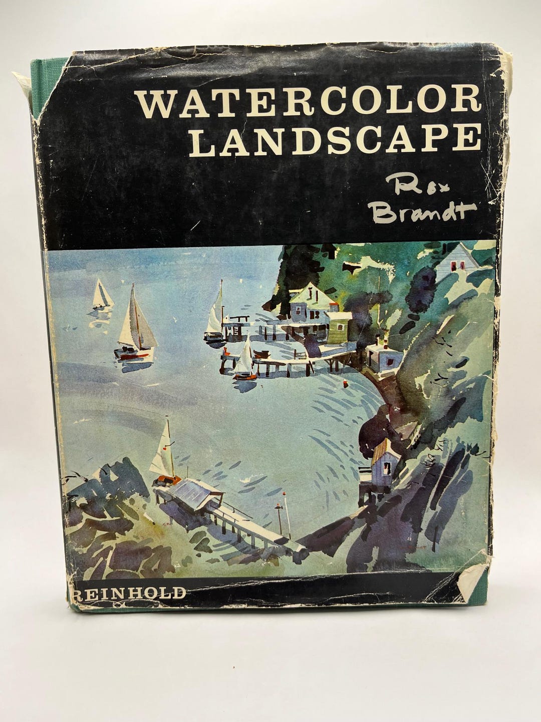WATERCOLOR LANDSCAPE by Rex Brandt, 1st, 1963, SIGNED, California ...