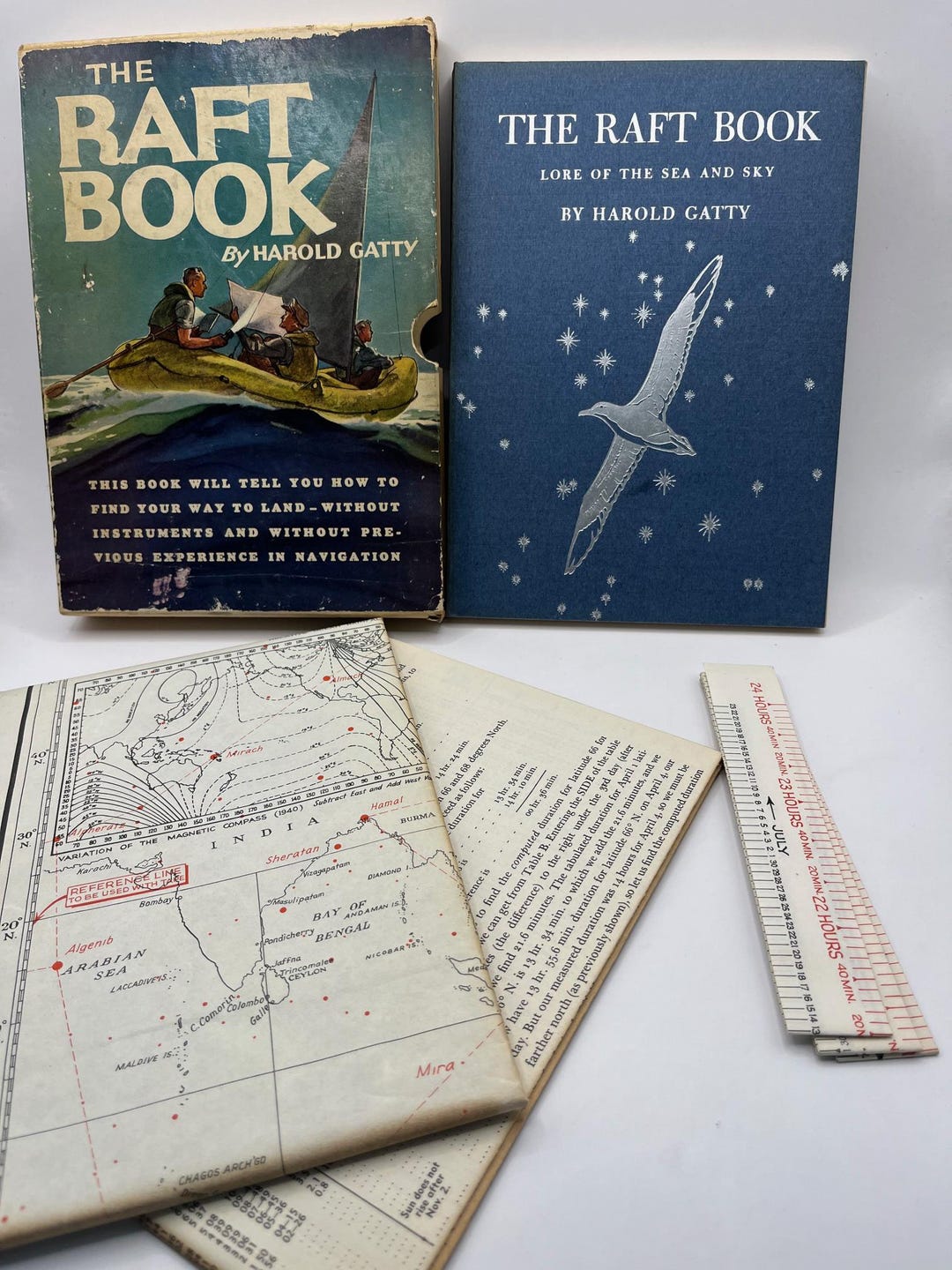 Vintage THE RAFT BOOK This Book Will Tell You How to Find Your Way to ...