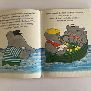 BABAR at the SEASIDE little Babar Books No. 12 by Laurent De Brunhoff ...
