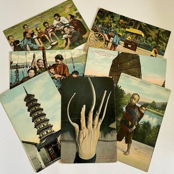 Antique Chinese Cards - Etsy