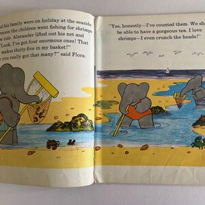 BABAR at the SEASIDE little Babar Books No. 12 by Laurent De Brunhoff ...