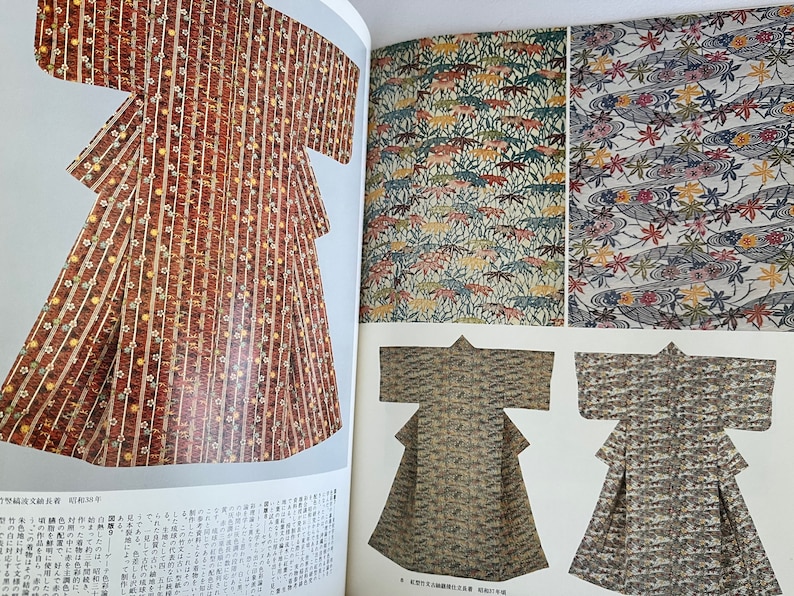 JAPANESE TEXTILE DESIGN Living National Treasure of Japan - Etsy