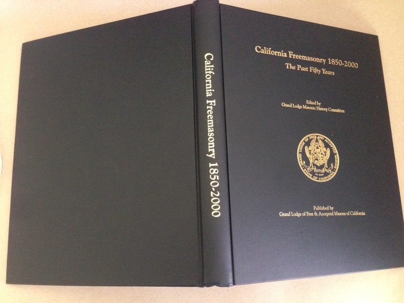 CALIFORNIA FREEMASONRY 1850-2000. the Past Fifty Years / Grand - Etsy