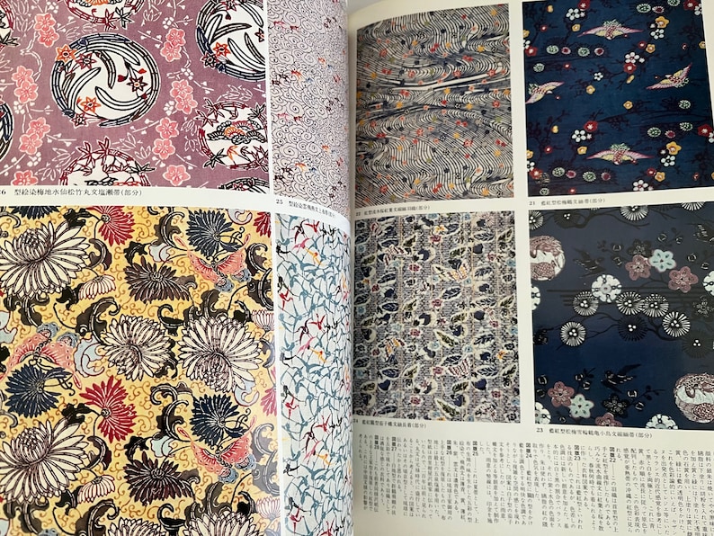 JAPANESE TEXTILE DESIGN Living National Treasure of Japan - Etsy