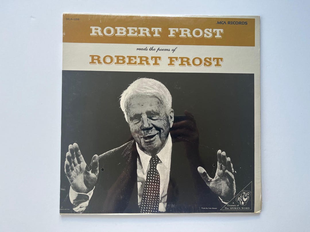 ROBERT FROST Reads the Poems of Frost, MCA, Vinatge Vinyl, Record Album ...