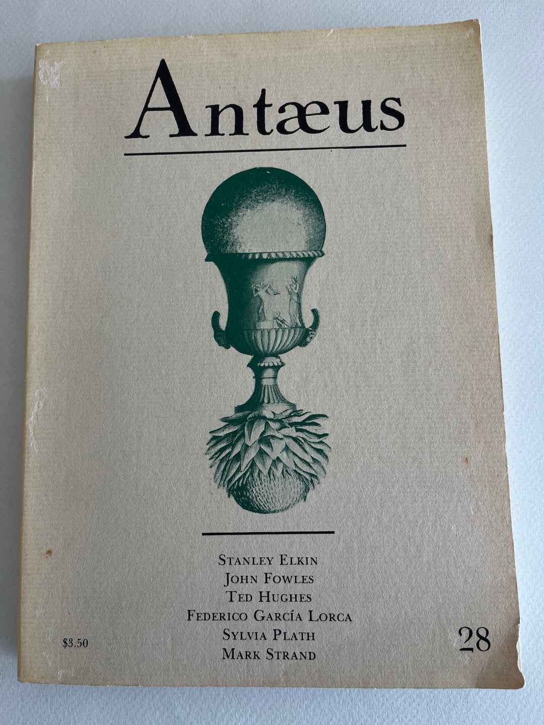ANTAEUS 28 ~ LORCA, Sylvia Plath, Ted Hughes , Mark Strand, ... Daniel ...