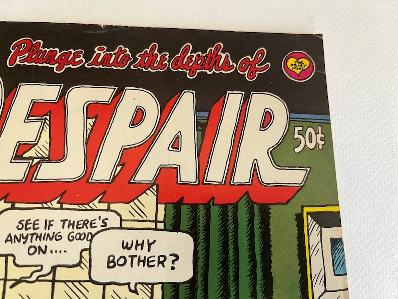 ROBERT CRUMB DESPAIR 1969 first Printing the Print Mint - Etsy