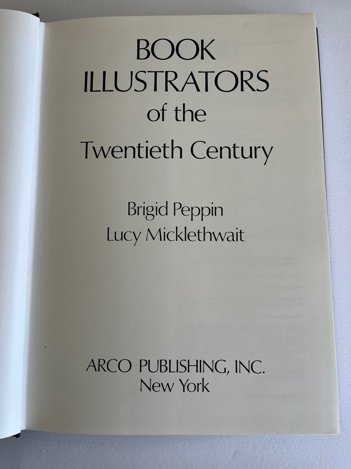 BOOK ILLUSTRATION, ILLUSTRATORS of the Twentieth Century ...