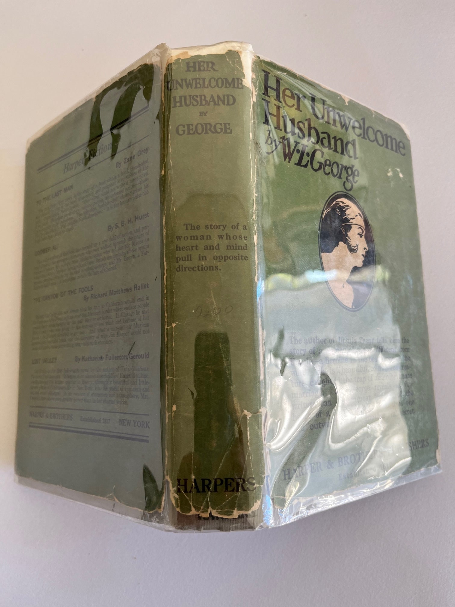 1920's W.L. GEORGE Her Unwelcome Husband 1st 1922 English Writer, Known ...