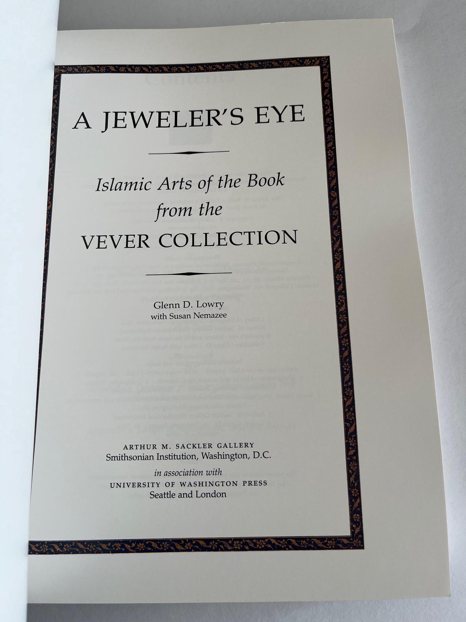 ISLAMIC ARTS of the BOOK From the Vever Collection, Exhibition ...