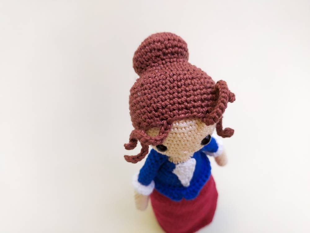 figurine CLAIRE & JAMIE FRASER crochet doll Sassenah Outlander ...