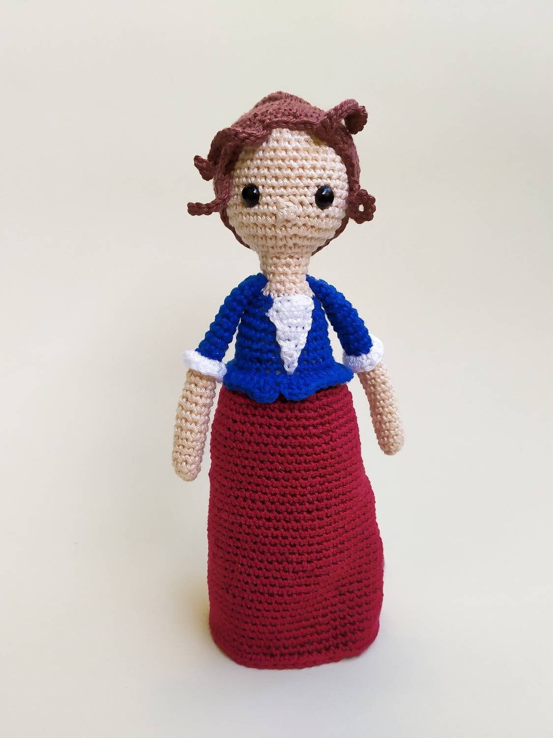 figurine CLAIRE & JAMIE FRASER crochet doll Sassenah Outlander ...