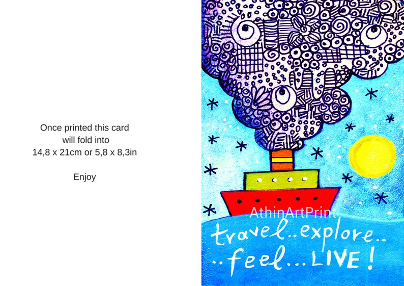 Keep Exploring | Inspirational Printable Card - Etsy