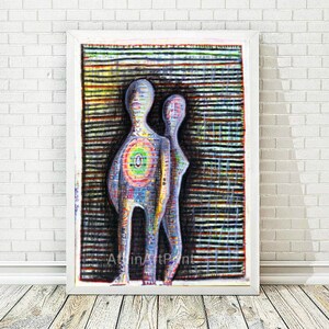Two Souls as One | Downloadable Painting - Etsy
