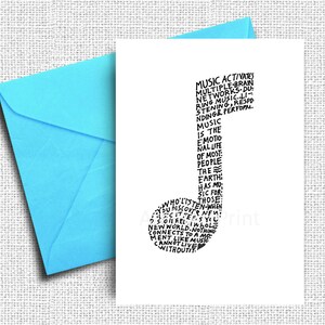 Friendship Cards, Printable Card, Music Cards, Music Teacher Gift ...